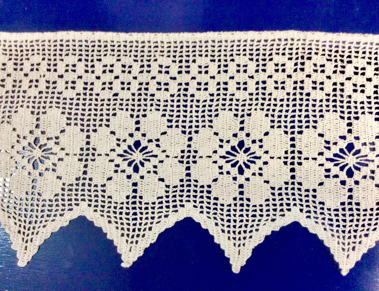 Handmade croche lace, white 18cm – Beauty & Tradition
